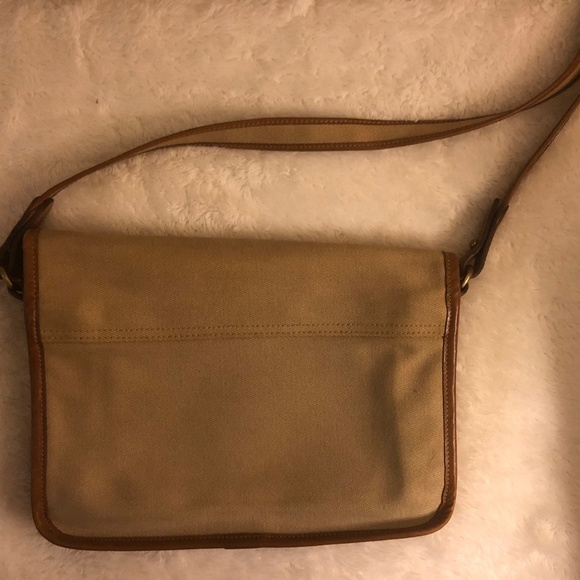 Vintage Ghurka | Bags | Vintage Canvas Leather Messenger Satchel ...